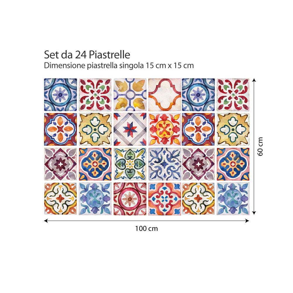 Piastrelle PVC autoadesive - Tropea - Adesivi Murali