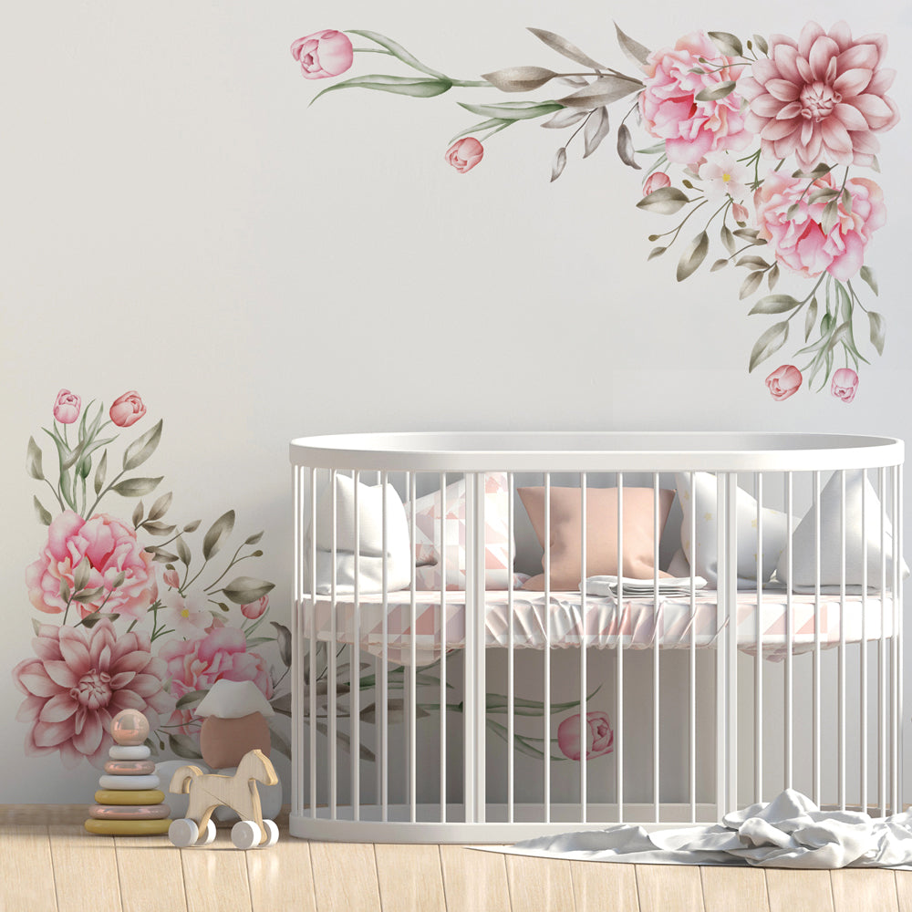 Sticker Rose flower - Adesivi Murali