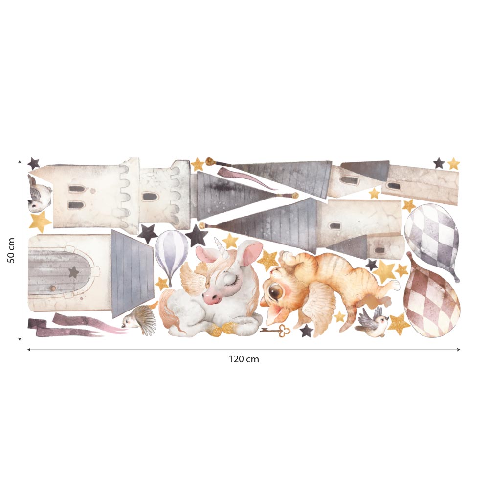 Castello incantato - Adesivi Murali