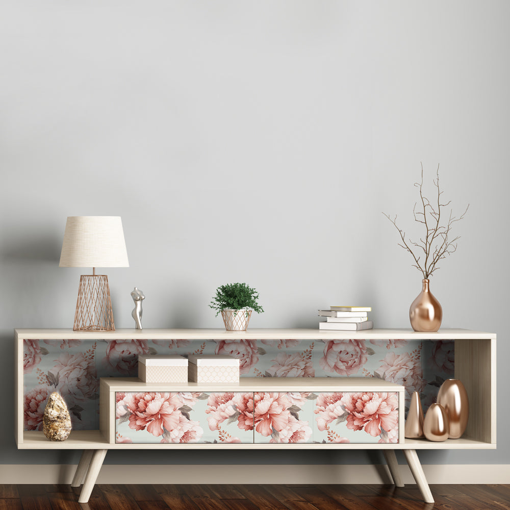 Pellicola adesiva Orange Peonies - Adesivi Murali