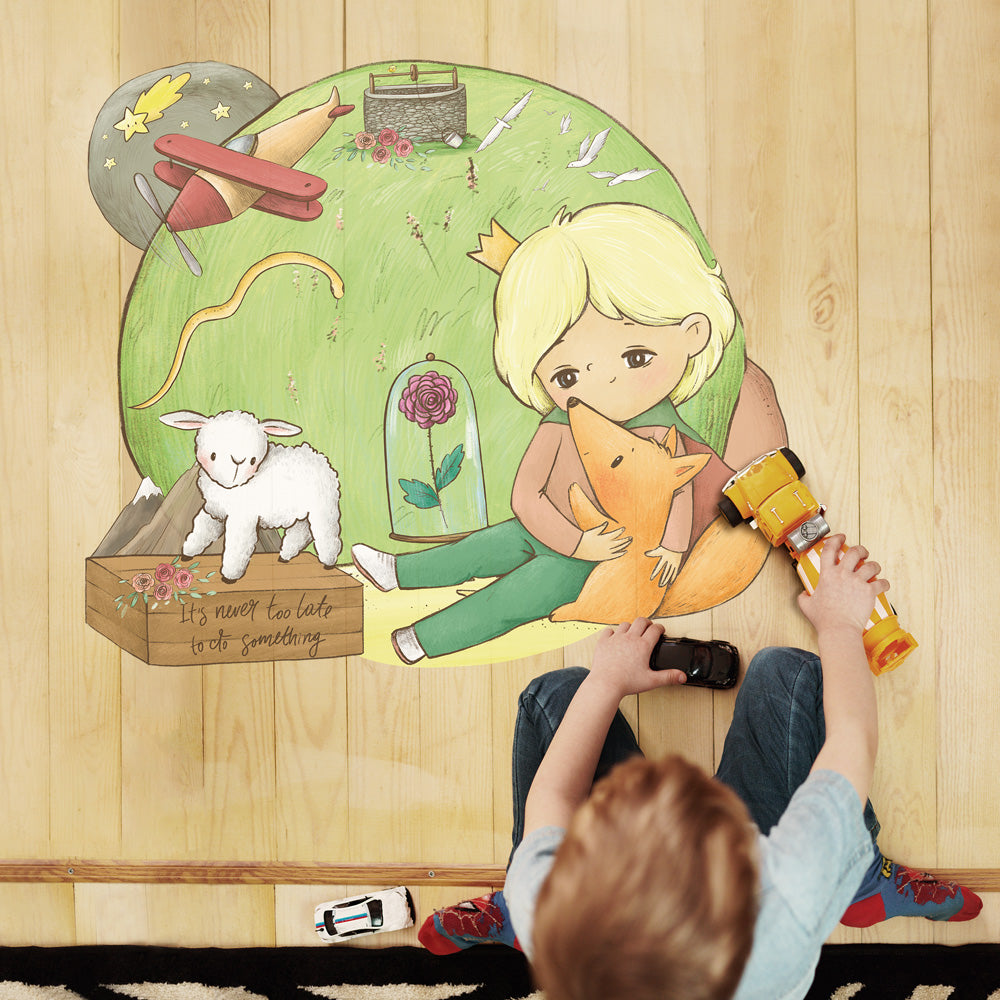 Piccolo Principe Planet | Tappeto adesivo - Adesivi Murali