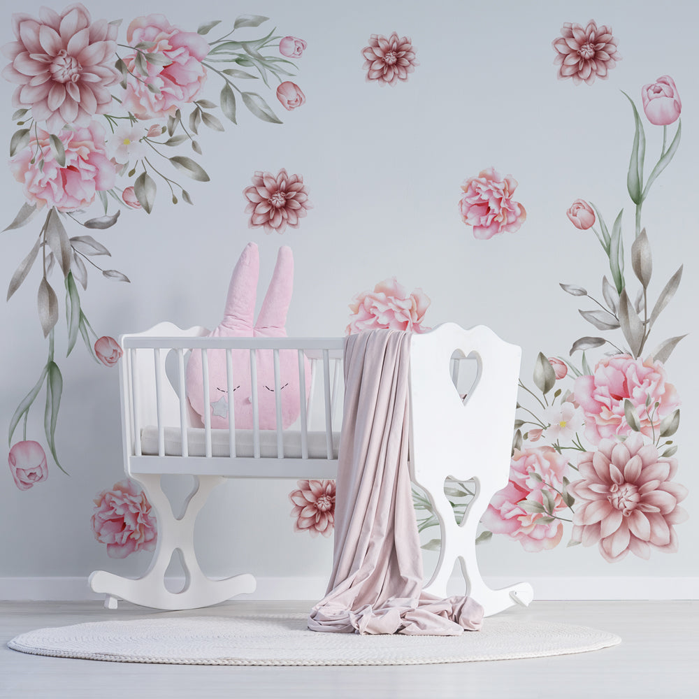 Sticker Rose flower - Adesivi Murali