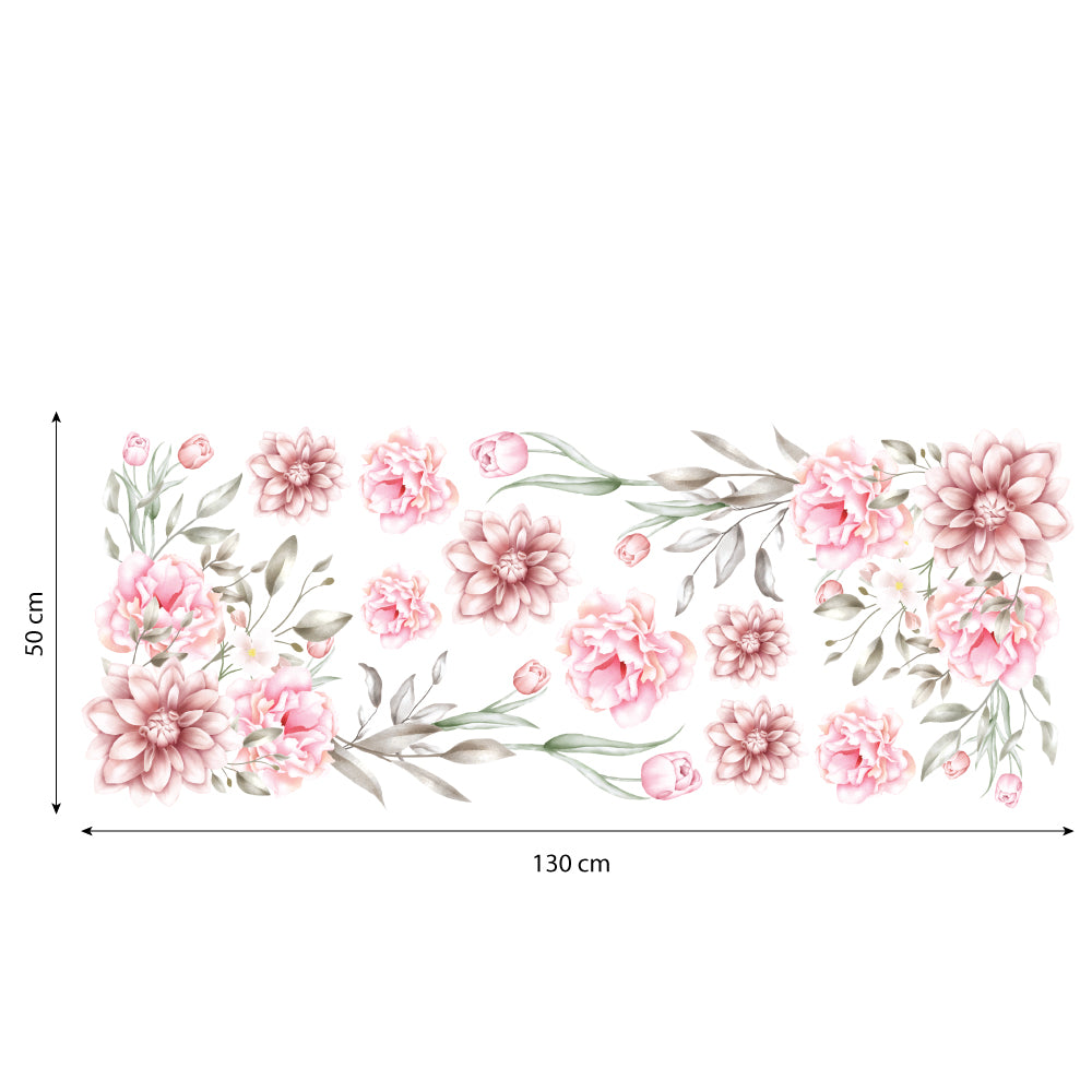 Sticker Rose flower - Adesivi Murali